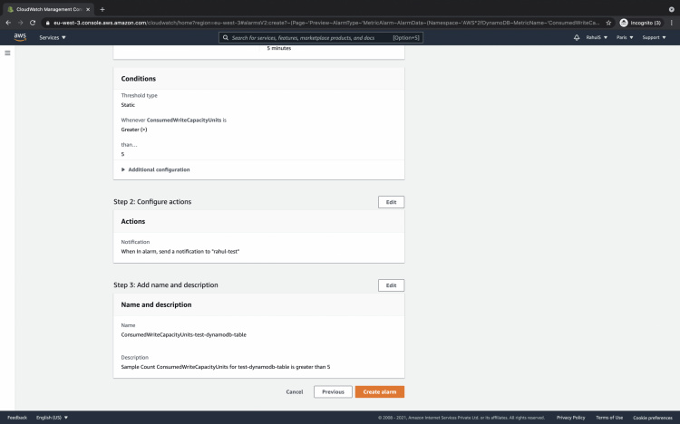 Cómo Crear Alarmas Cloudwatch Para Una Tabla Dynamodb En Aws Howtoforge