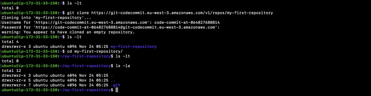 Cómo Crear Y Utilizar Un Repositorio Git De Codecommit En Aws Howtoforge