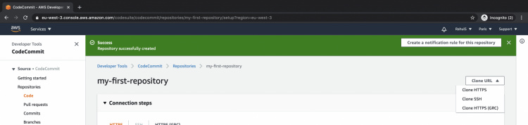 Cómo Crear Y Utilizar Un Repositorio Git De Codecommit En Aws Howtoforge