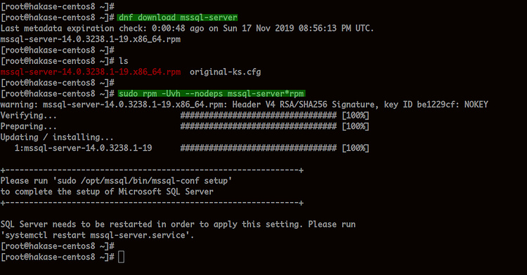 Cómo instalar Microsoft SQL Server en CentOS 8 – HowtoForge Cómo instalar Microsoft SQL Server en CentOS 8 – HowtoForge