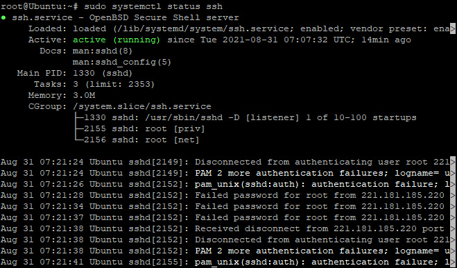 Cómo listar los inicios de sesión SSH fallidos en Linux – HowtoForge Cómo listar los inicios de sesión SSH fallidos en Linux – HowtoForge